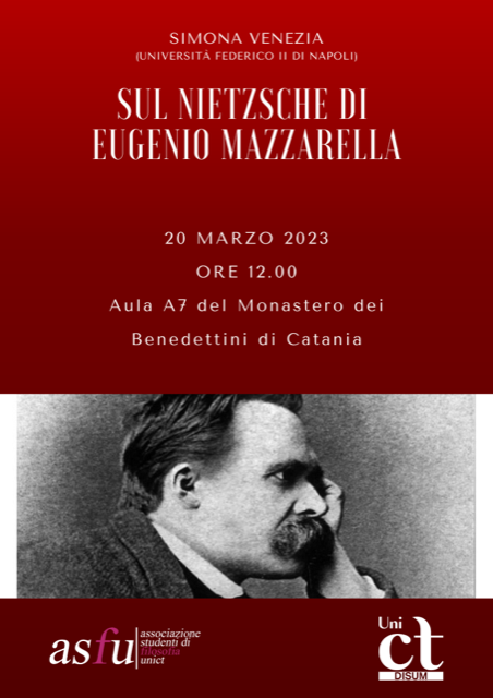 Sul Nietzsche di Eugenio Mazzarella | Dipartimento di Scienze umanistiche